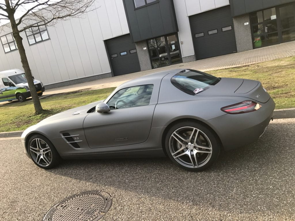 Wrap Mercedes SLS - carwrappro.nl
