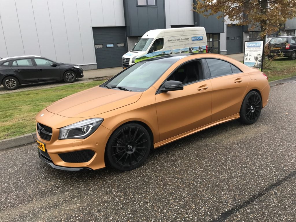 Wrap Mercedes CLA - carwrappro.nl