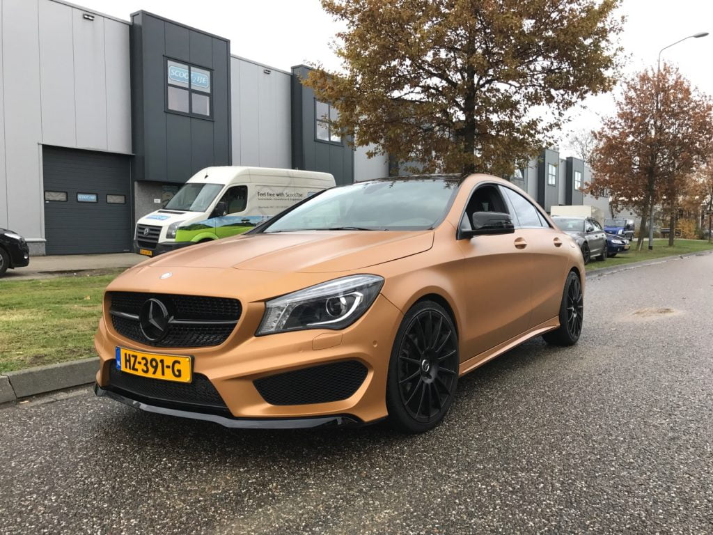 Wrap Mercedes CLA - carwrappro.nl