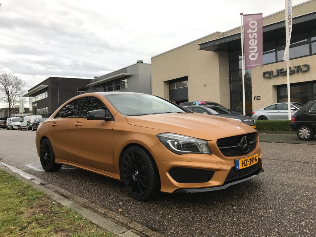 Wrap Mercedes CLA - carwrappro.nl