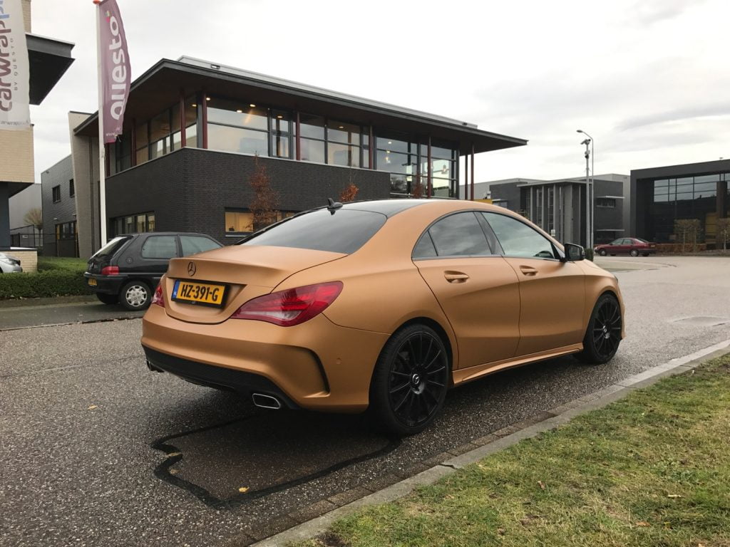 Wrap Mercedes CLA - carwrappro.nl